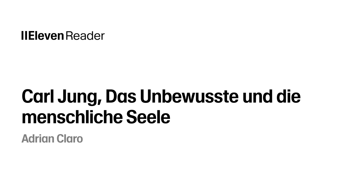 Carl Jung, Das Unbewusste und die menschliche Seele Audiobook by Adrian ...