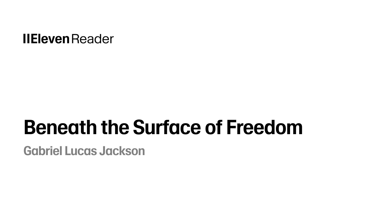 Beneath the Surface of Freedom Audiobook by Gabriel Lucas Jackson ...