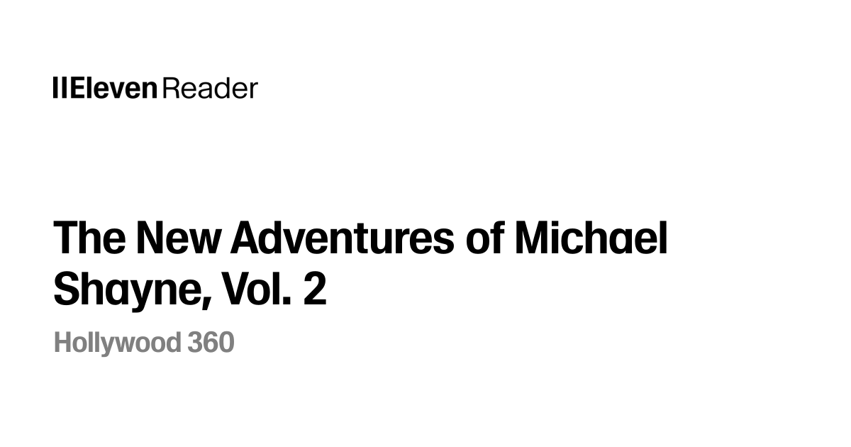The New Adventures of Michael Shayne, Vol. 2 Audiobook by Hollywood 360 ...