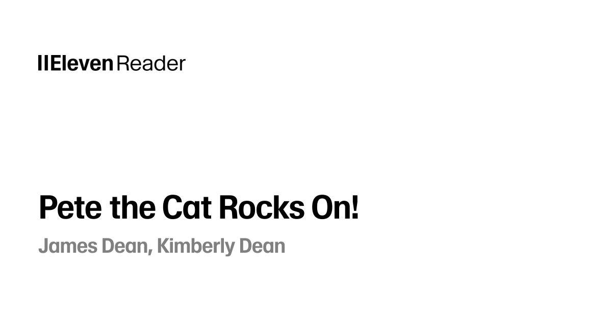 Pete the Cat Rocks On! Audiobook by James Dean, Kimberly Dean ...