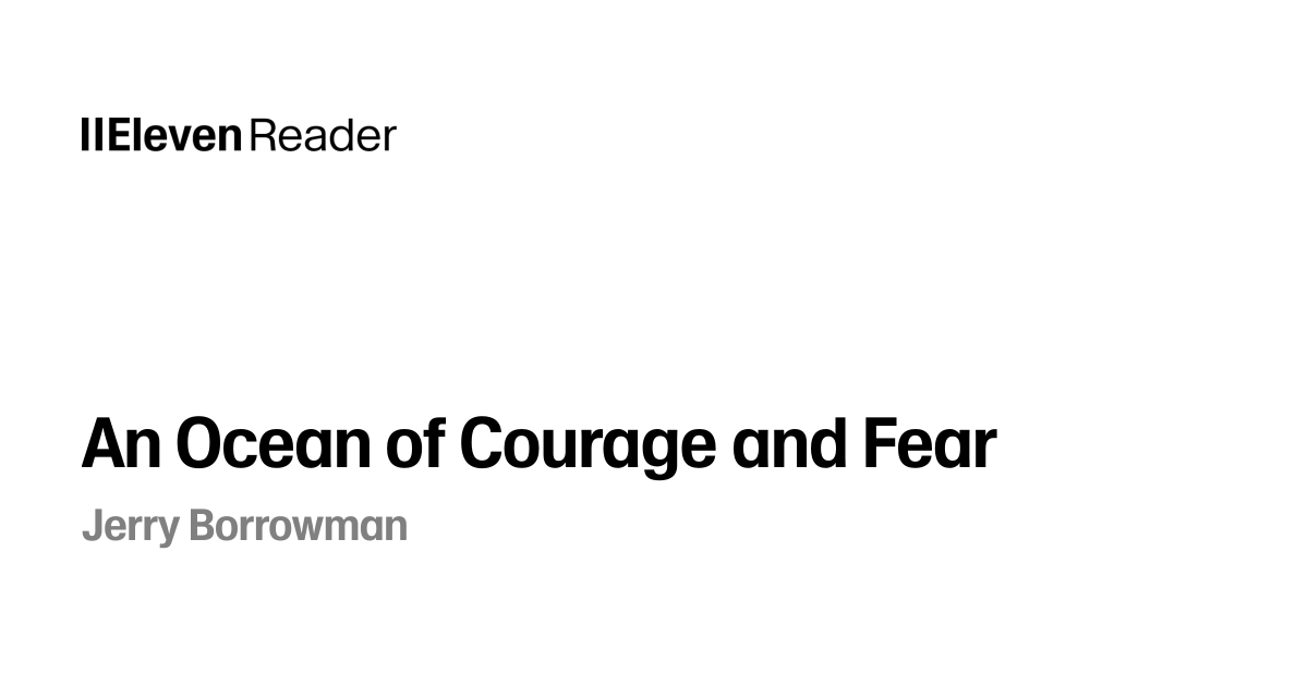 An Ocean of Courage and Fear Audiobook by Jerry Borrowman - ElevenReader