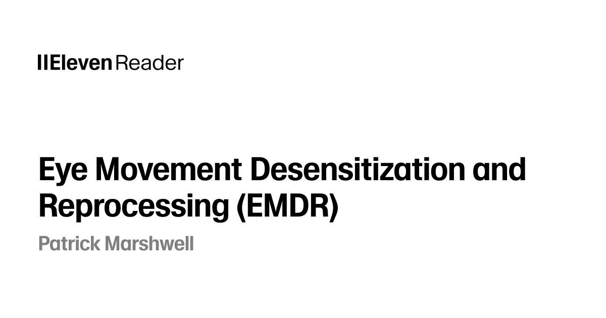 Eye Movement Desensitization and Reprocessing (EMDR) Audiobook by ...