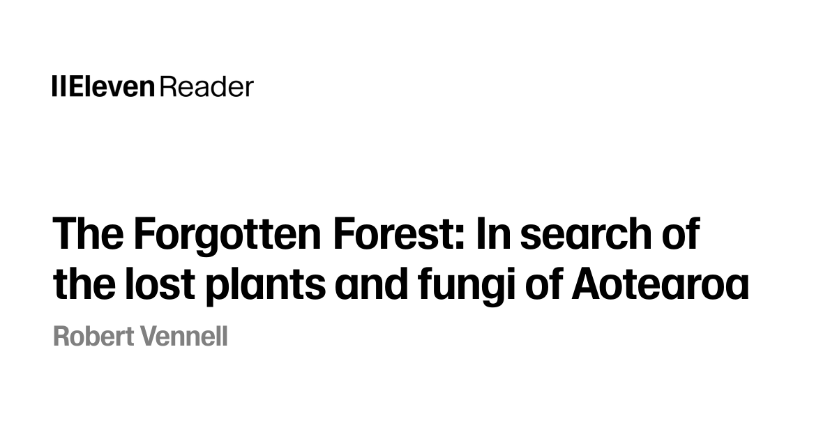 The Forgotten Forest: In search of the lost plants and fungi of ...