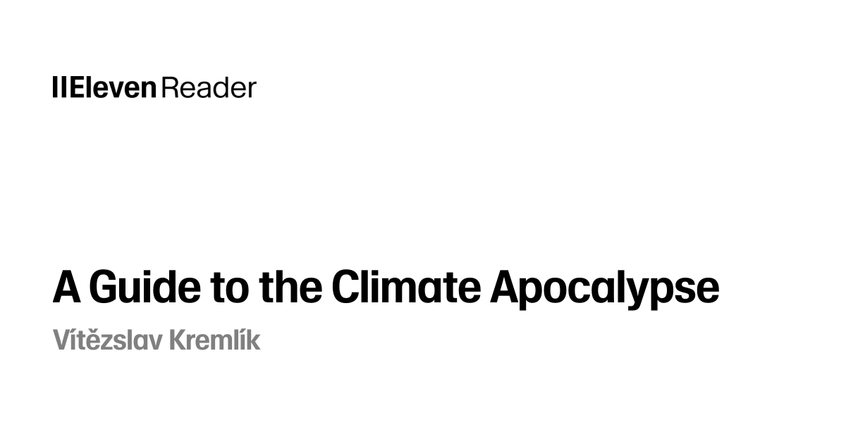 A Guide to the Climate Apocalypse Audiobook by Vítězslav Kremlík ...